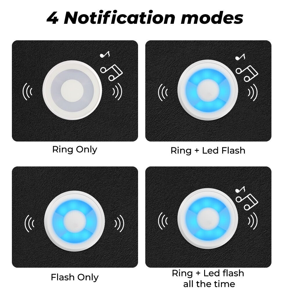 USB Powered Doorbell with Sound & Flashing Light - Deaf Quip NZ – Deafquip